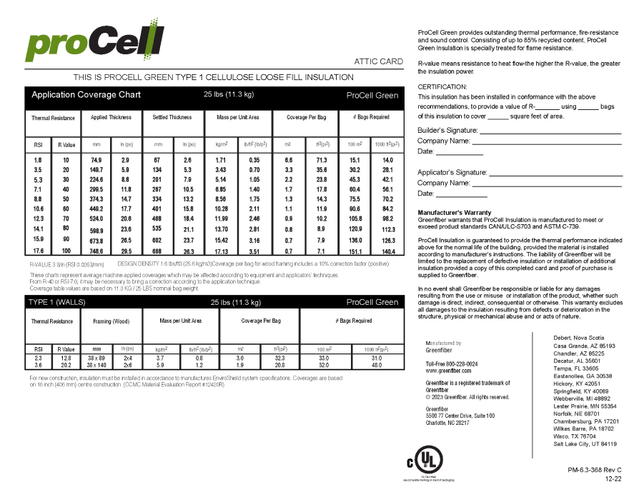 Technical Documents - Five Star Insulation